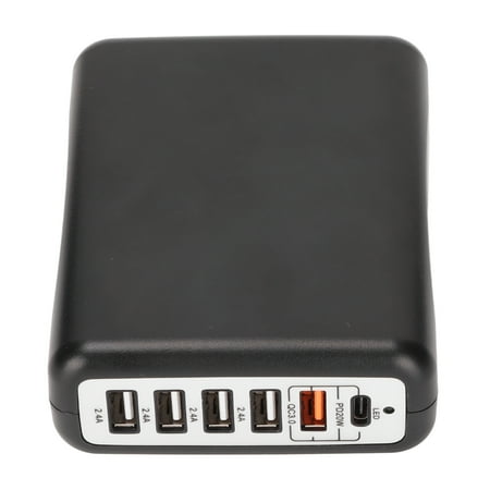 USB Charging Hub, 100W 2.4A USB Charging Station 4 Charging Ports For ...