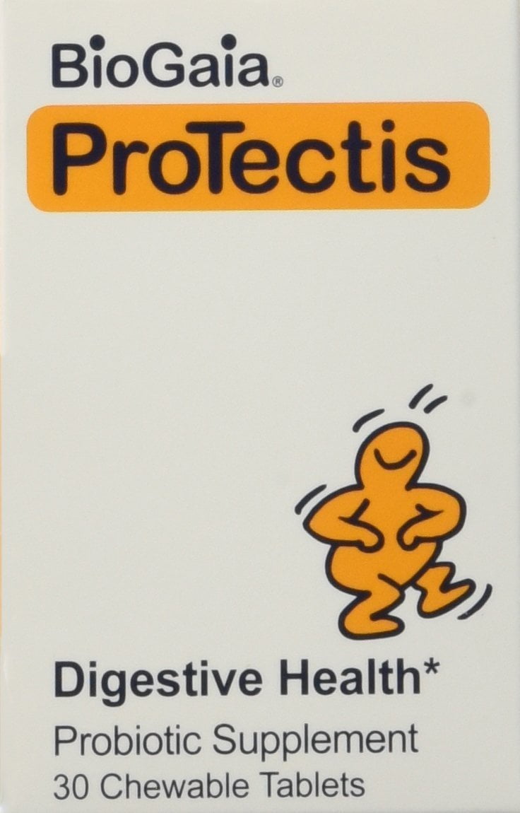 BioGaia ProTectis Probiotic Supplement Lemon 30 Chewable Tablets Pack ...