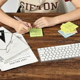 Mr. Pen- Graph Paper Sticky Notes, 6 Pads, 3x3 Inch, Bright Colors ...