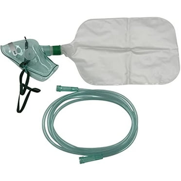 Salter Labs Sa8110 Adult Elongated Mask With 7' Tubing, Elastic Strap ...