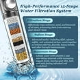 Filtered Shower Head with Handheld, High Pressure 4 Spray Showerhead ...