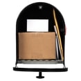 Double Door Large Mailbox, Front and Rear Access Post Mount Mail Box ...