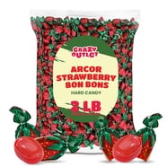 Individually Wrapped Strawberry Filled Hard Candies, Fruity Flavor, 5 ...