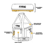 RTIC 28 Can Everyday Cooler, Insulated Soft Cooler with Collapsible ...
