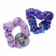 2pc Disney Frozen 2 Elsa Scrunchies Hair Ties for Girls Purple ...