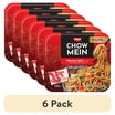 (6 pack) Nissin Foods Chow Mein Instant Noodles, Teriyaki Beef Flavor, 4.0 oz Tray, Shelf-Stable ...