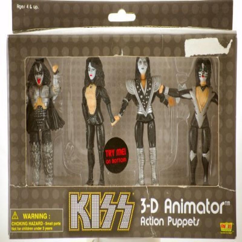 Kiss 3-d Animator Action Puppets Set - Walmart.com - Walmart.com