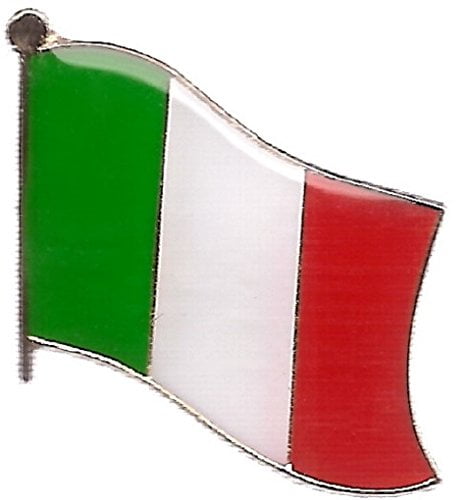 PACK OF 12 Italian Flag Lapel Pins, Italy Flag Pin (12) - Walmart.com