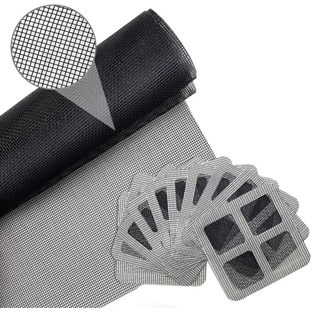 IGUOHAO Window Screen Replacement-48x117 Inches Window Screen Mesh Roll ...