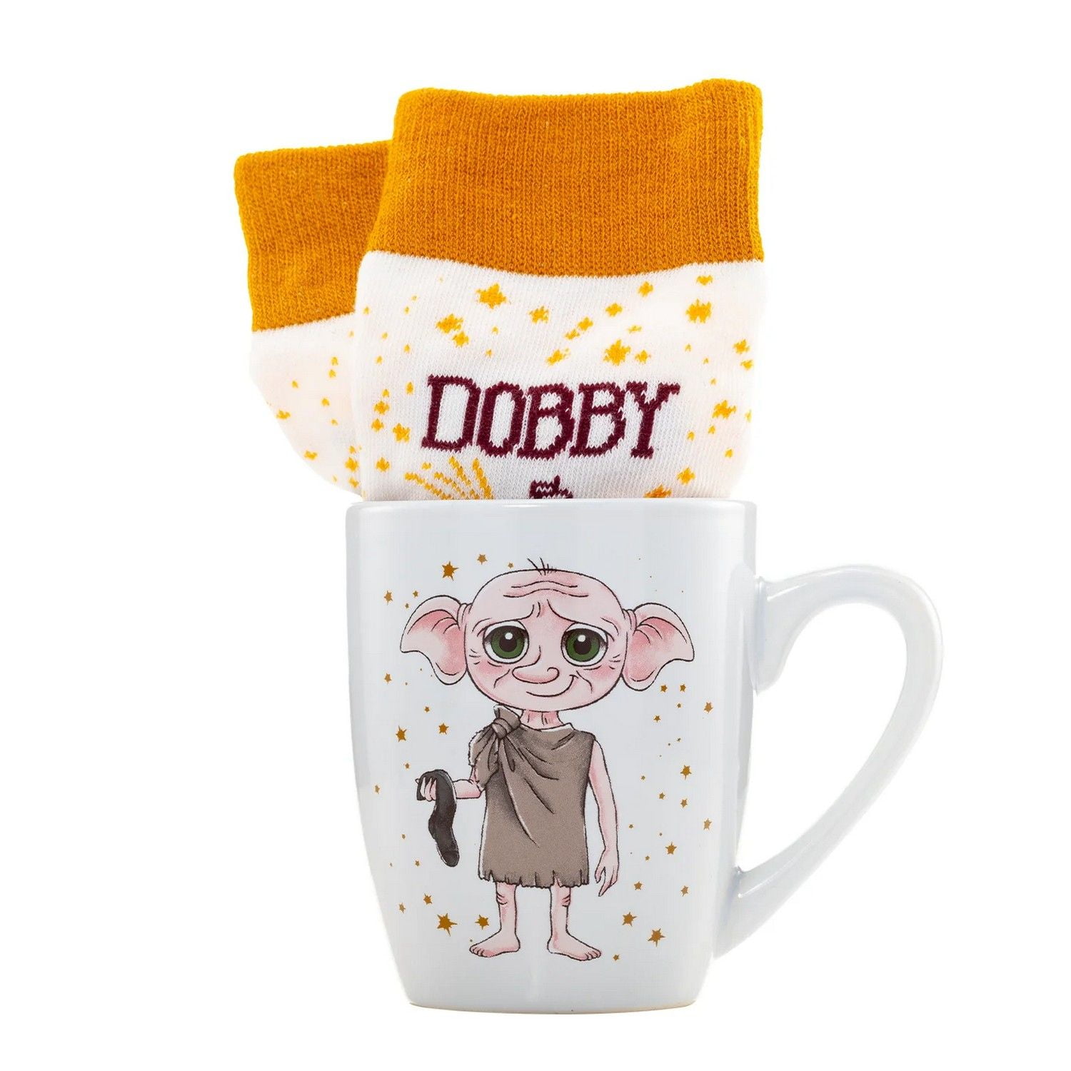 Click here for Harry Potter Womens Dobby Mug And Sock Set prices