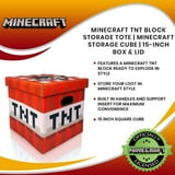 Minecraft TNT Block Storage Tote | Minecraft Storage Cube | 15-Inch Box ...