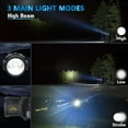 TRAHOO-1000000 Lumens Spotlight, 9 Modes Rechargeable Led Spotlight ...