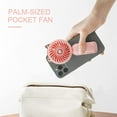 TCJJ Mini Handheld Fan, Rechargeable Pocket Size USB Fan, 3 Speeds ...