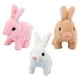 Techinal Electric Rabbit Toy Plush Bunny Battery Operated Hopping ...