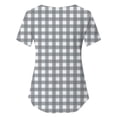 Annhoo Womens Maternity Tees Double Layers Fashion Checkered Feeding ...
