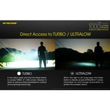 NITECORE Tup 1000 Lumen LED Keychain Flashlight, Rechargeable, OLED ...