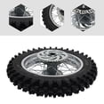 80/100‑12 Rear Wheel with Disc Brake & Sprocket – High‑Load Pit Bike ...
