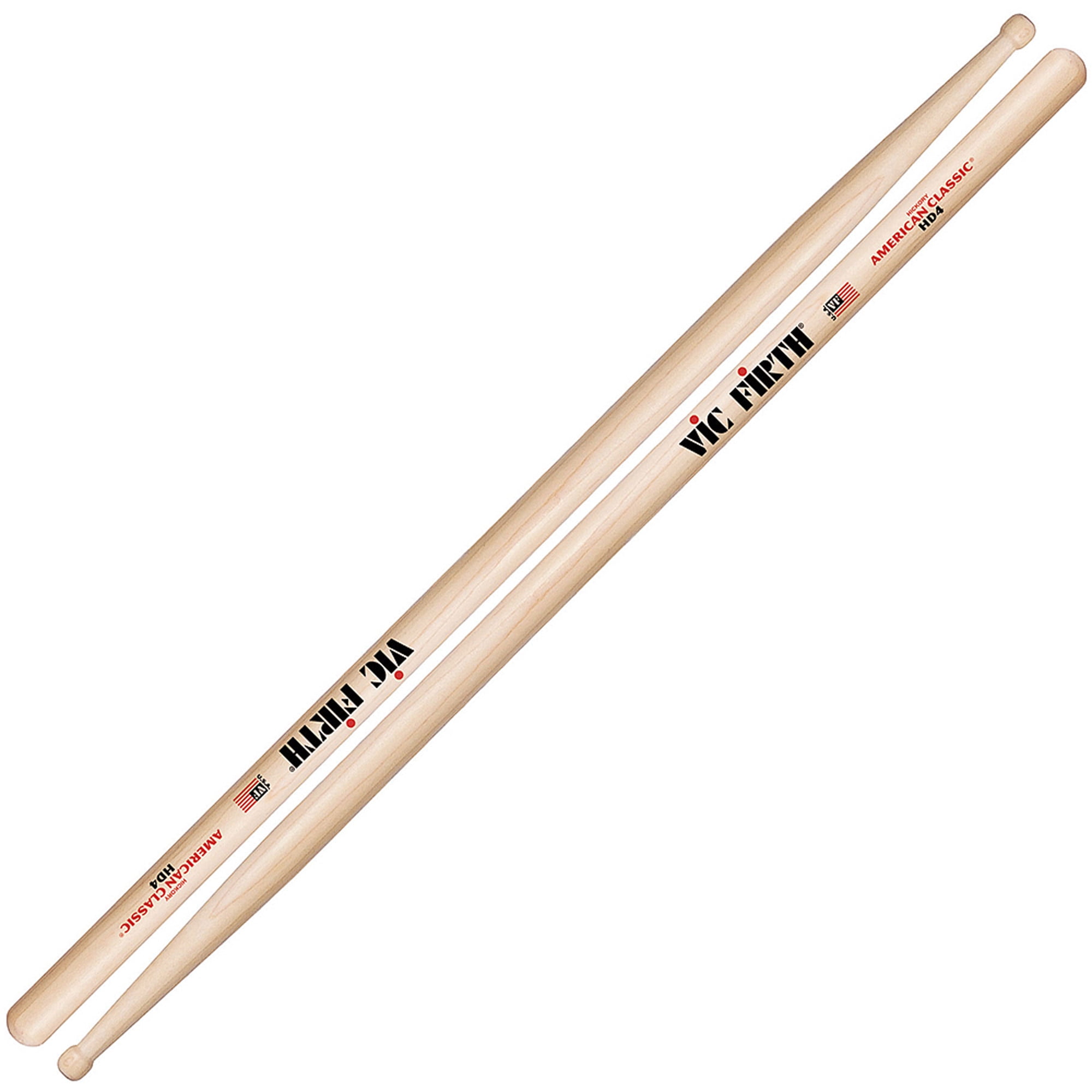 Vic Firth American Classic HD4 Wood Tip Hickory Drumsticks - Walmart.com