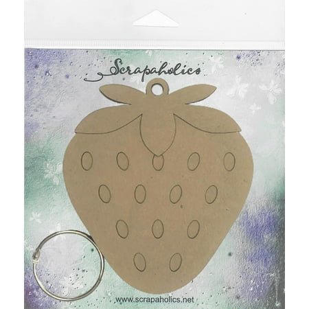 Scrapaholics Laser Cut Chipboard 2Mm Thick-Strawberry Mini Album, 4.75 ...