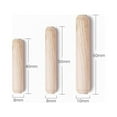 HARDWOOD WOODEN DOWELS CHAMFERED FLUTED PIN WOOD BEECH DOWEL GROOVED - Walmart.com