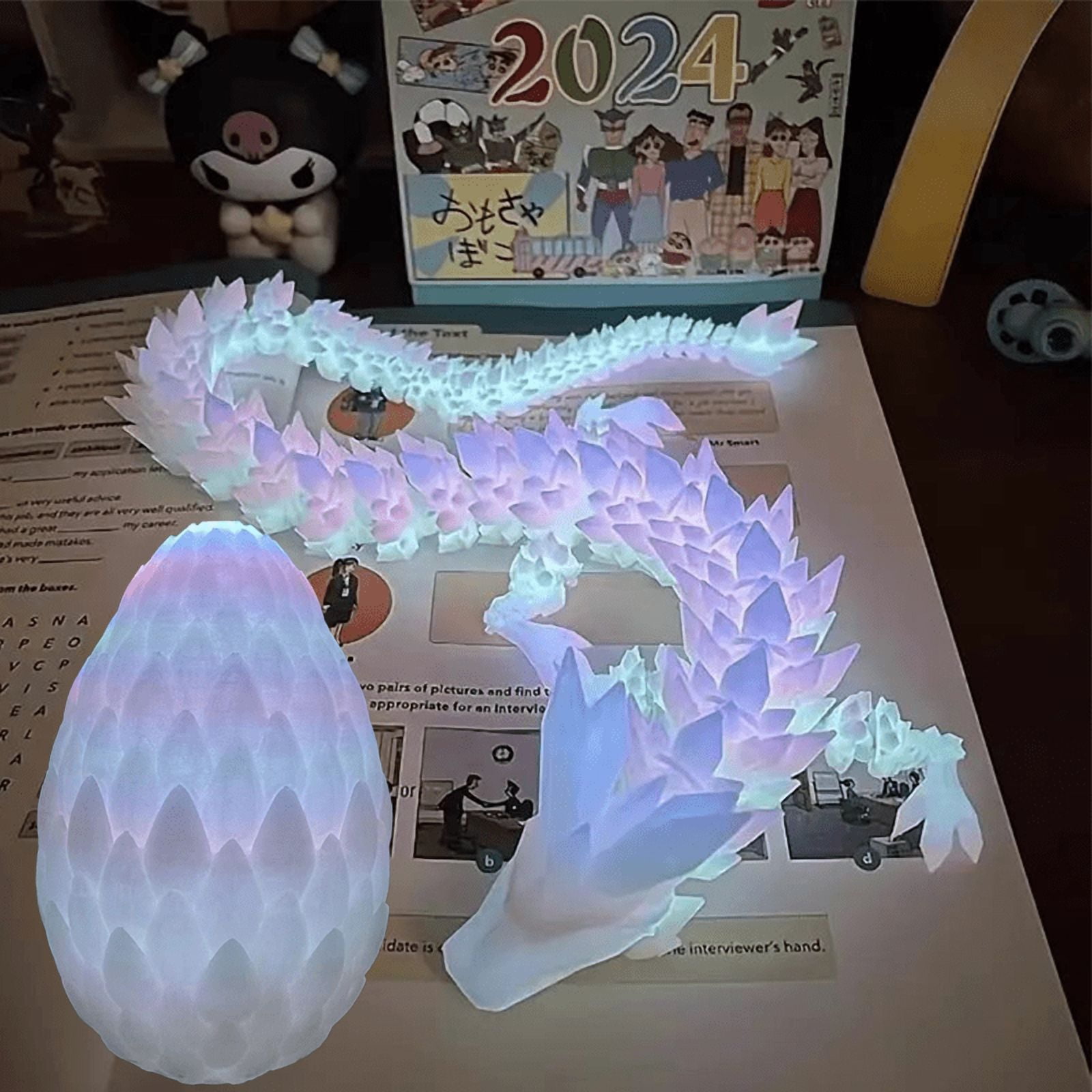 Click here for Debgfs Glow-In-The-Dark Rainbow Crystal Dragon Egg... prices