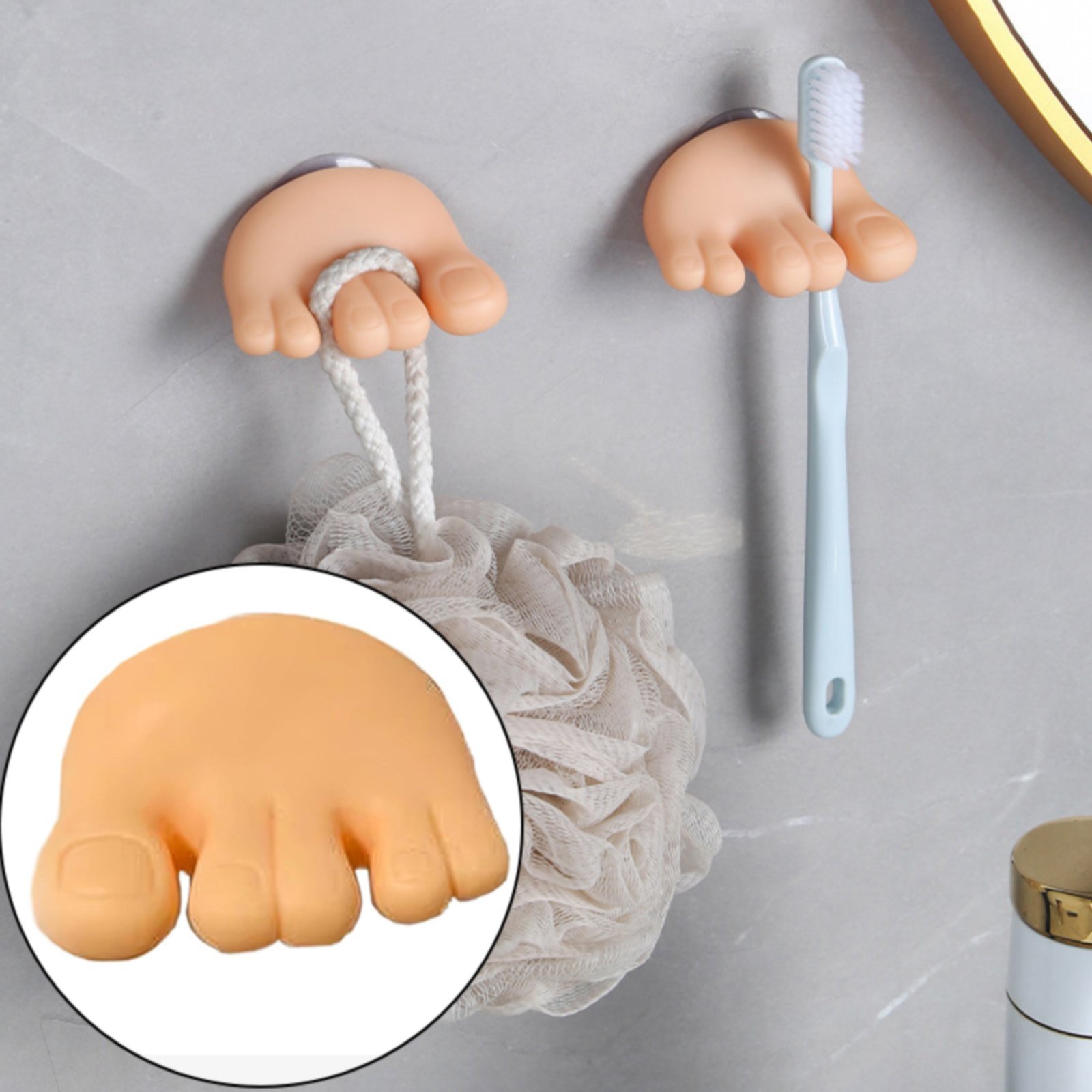 Click here for Ysadp Zerodeko Funny Toe Foot Shape Toothbrush Hol... prices