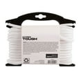 Hyper Tough Nylon Blend Diamond Braid Rope, White, 1/4 inch x 50 feet ...