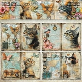SunWMart A5 Size Scrapbook Paper Journaling Card Making Supplies ...