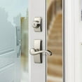 GL Door Lever Set with Keyed Deadbolt Lock for Storm and Screen Doors ...