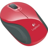 Logitech M187 Wireless Mini Mouse, Red - Walmart.com
