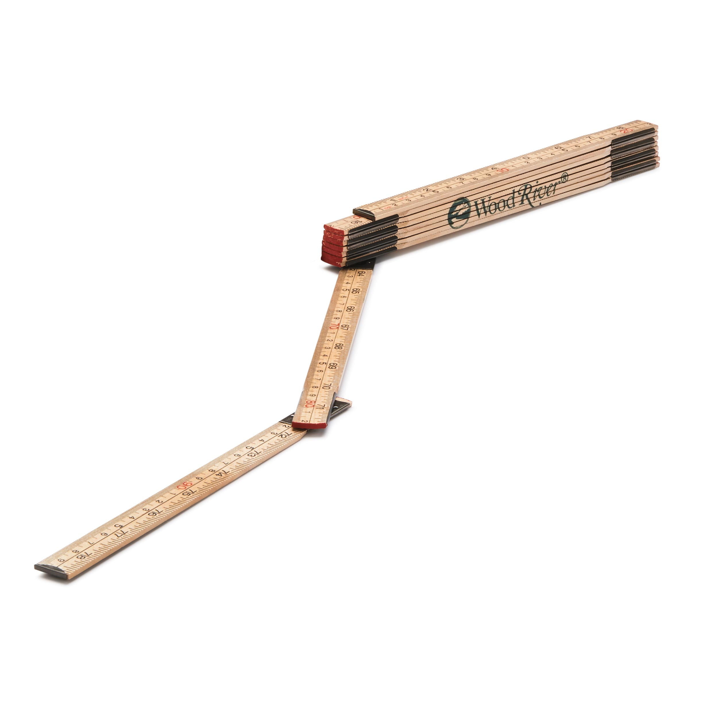 WoodRiver Folding Rule, Inches and Centimeters, 6 Foot Long - Walmart.com