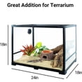 3 in 1 Reptile Hide Cave with Detachable Base & Humidity Dish ...