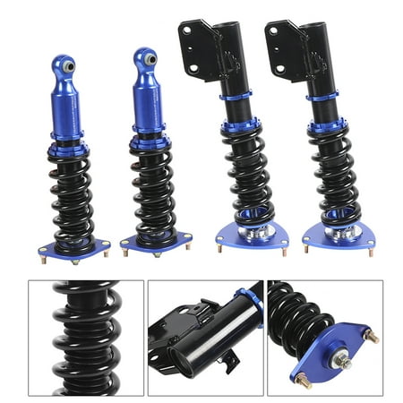 Car Suspension Kit,4 Pcs Damper Strut Coilover Suspension Lowering Kit ...