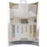 Sizzix Shadow Press A2 Debossing Folders, 6pk, Documented By Tim Holtz ...