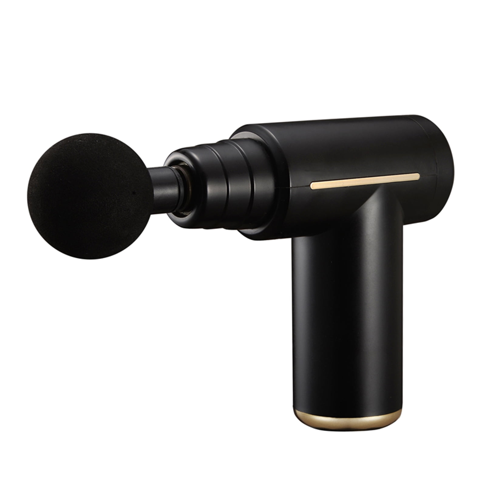 Pistola de masaje muscular multifuncional, relajador de fascia portátil, color negro, 6 niveles ...