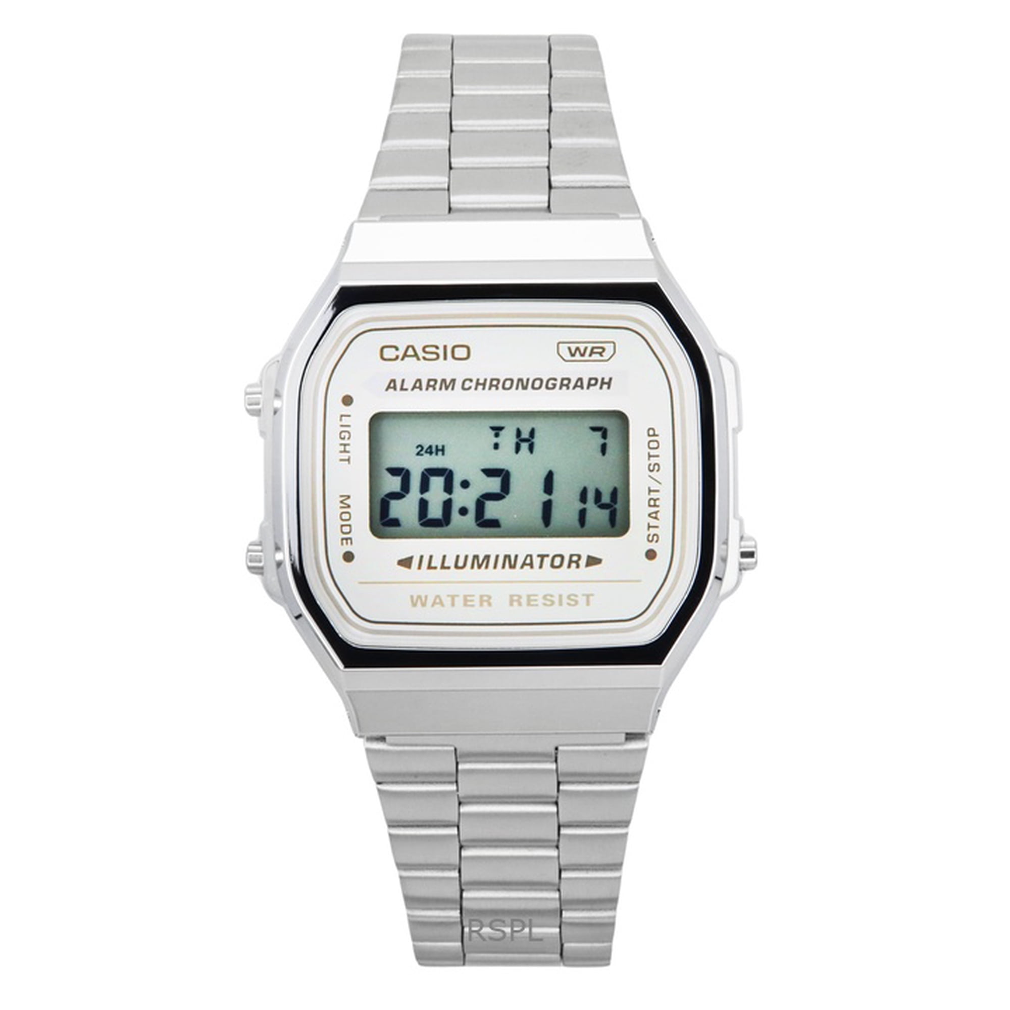 Click here for Casio Vintage Digital Stainless Steel Bracelet Qua... prices