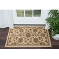 Tayse Sensation Area Rug 4853 Traditional Black Vines Circles 2' x 3 ...