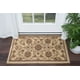 Tayse Sensation Area Rug 4853 Traditional Black Vines Circles 2' x 3 ...