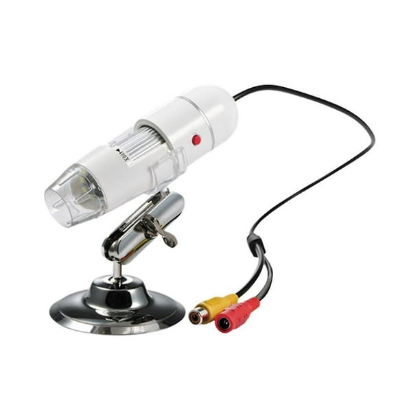 Microscopio USB 400X-1000X Sensor de comunicaciones profesional Interfaz TV/AV Microscopio ...