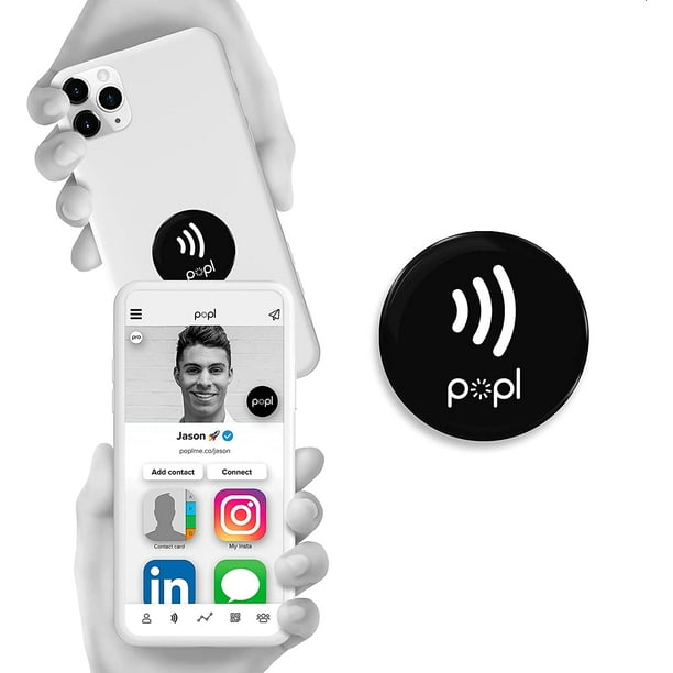 Popl (Tap) - Digital Business Card and Phone Accessory - NFC Tag That ...