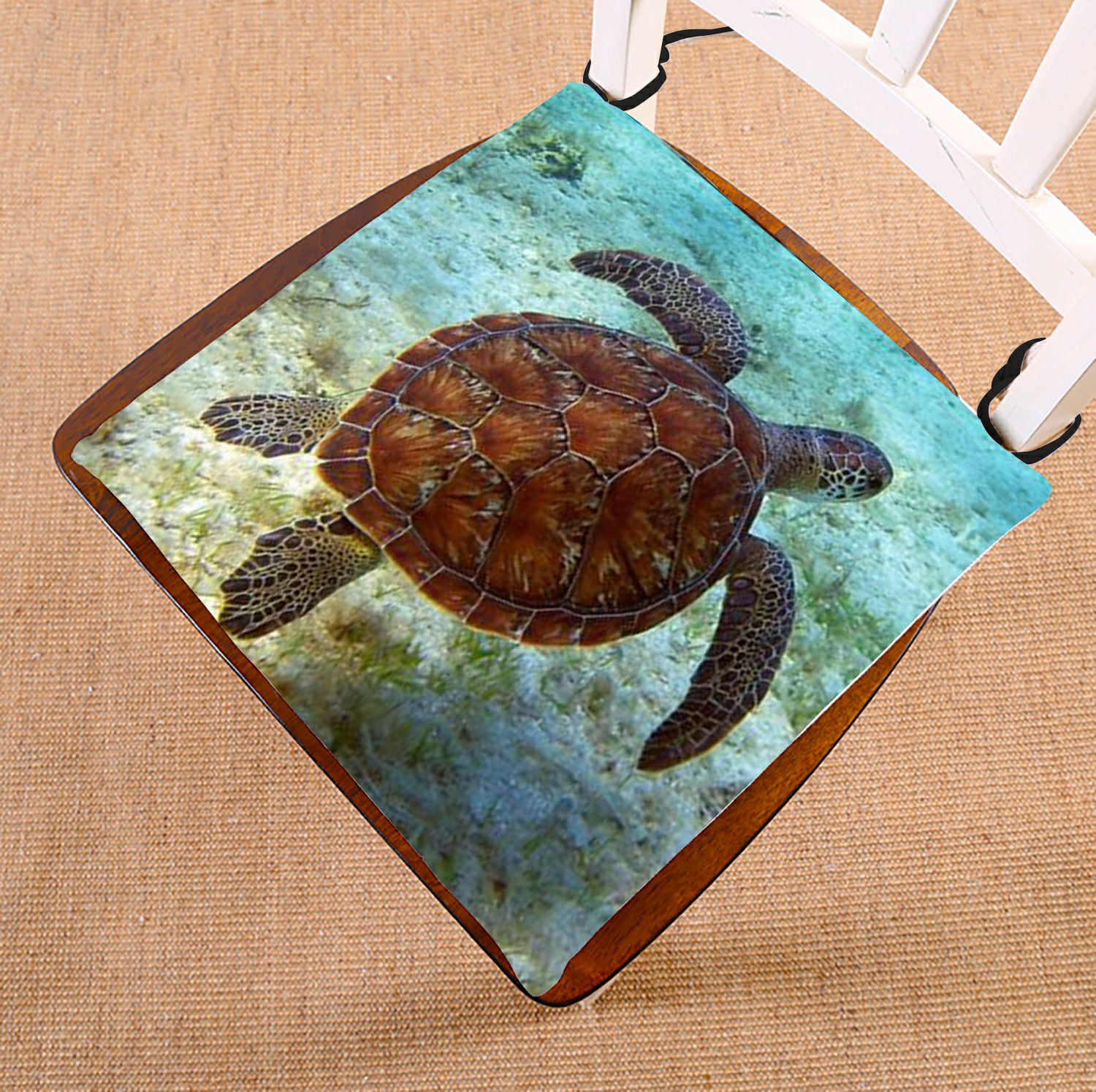 ZKGK Sea Turtle Seat Pad Seat Cushion Chair Cushion Floor Cushion Two ...