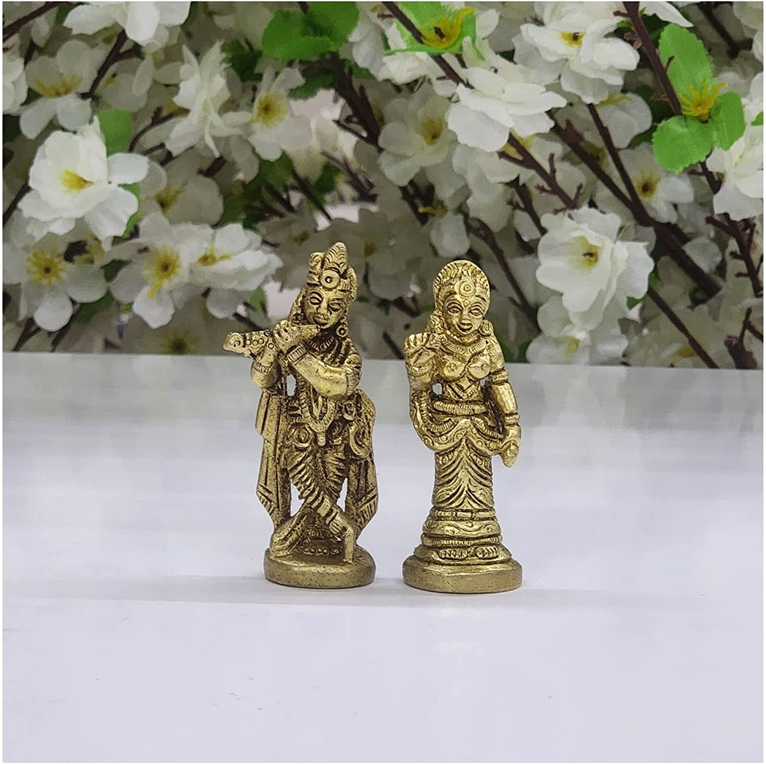 Radha Krishna Statue in Brass Small Radha Krishna Philippines | Ubuy