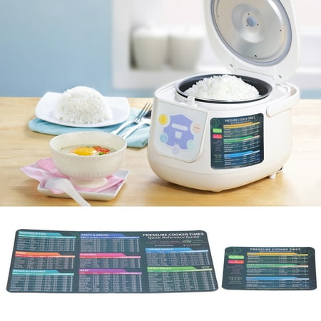 Electric Pressure Cooker Cooking Times Sheet, Quick Reference Guide ...