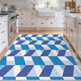 Chevron Area Rugs, Geometric Herringbone Zigzag Carpet, Washable Non ...