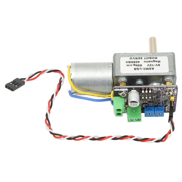 Encoder Servo, 360 Degree Encoder Robot Servo Iron 60Kg Gear Servo Widely For Robot Arm Valve ...