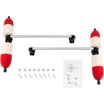 Brocraft Generation 2 Kayak & Canoe Outrigger/Stabilizer with Anodized ...