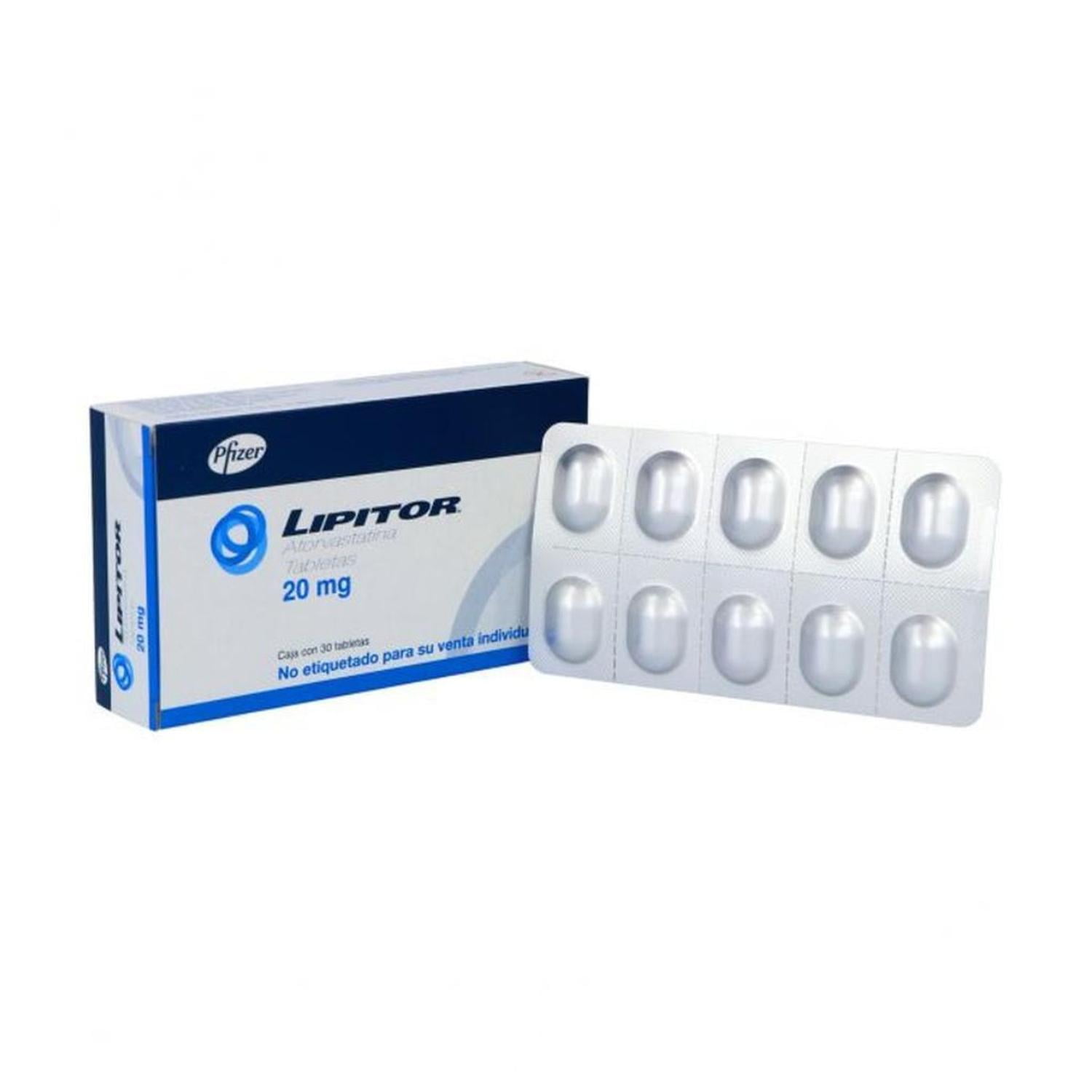 Lipitor 20 mg 2 cajas con 30 tabletas c/u | Walmart en línea