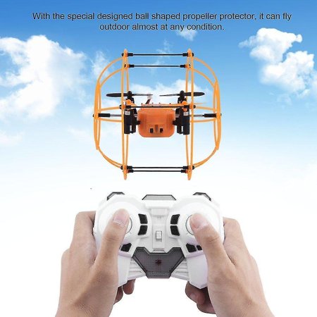 Radio Control Drone 360-degree Quadcopter LED Walking Climbing Flying ...