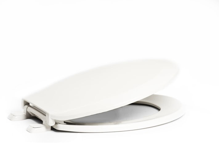 Centoco 1200-001 Round Plastic Toilet Seat, Standard Model, Light ...