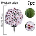 Artificial Flowers Topiary Balls with Ground Spikes,Uv Resistant Faux ...